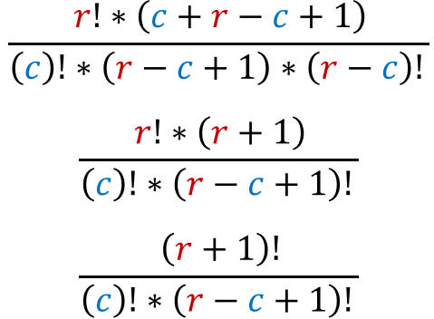 Proof That We Can Use Combinations To Find A Number In The Pascal's ...